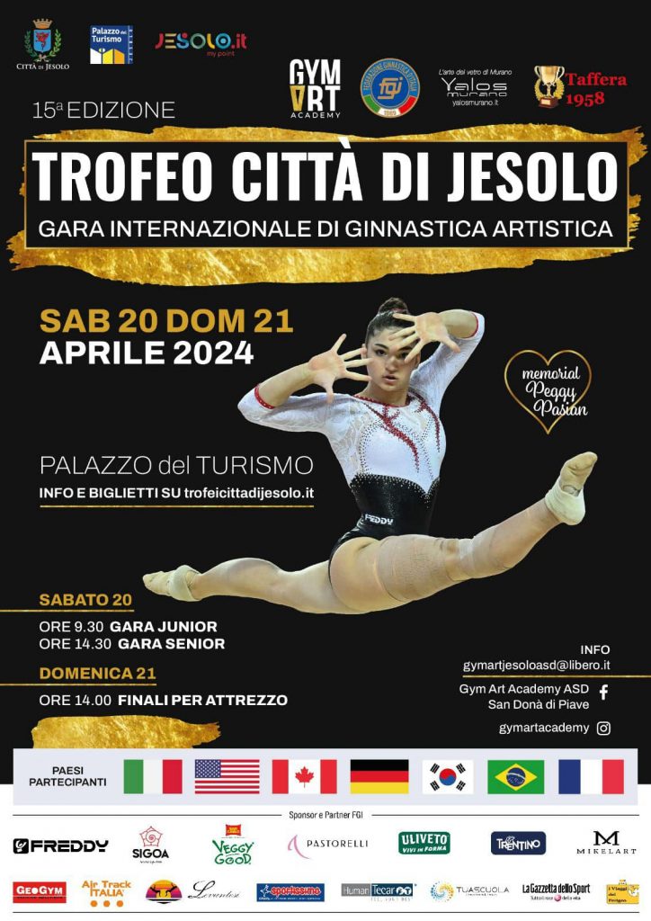 Trofeo Citta Di Jesolo 2024 Tornano Le Big Ginnastica Artistica